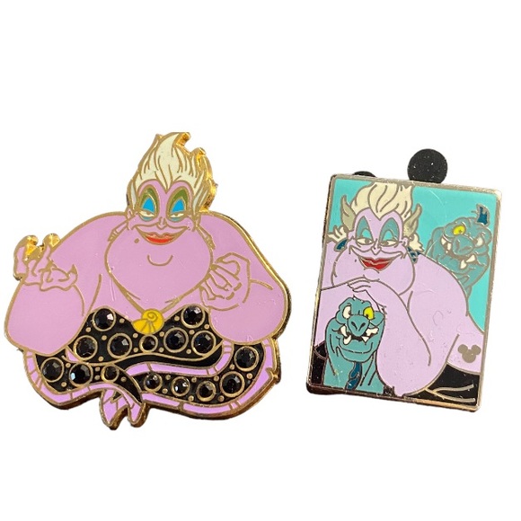 Disney | Other | Disney Collector Trading Pins Ursula Rhinestonebling ...